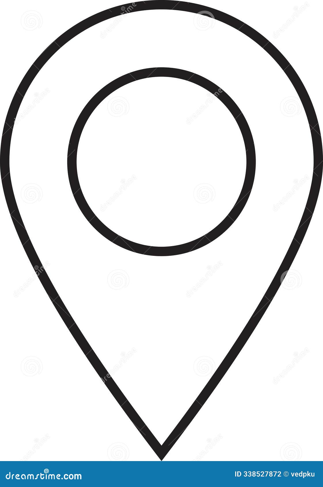 Location Outline Map Pin, Pin Point Outline, Map Point Sign, Map Pin ...