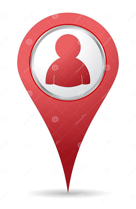 Location people icon stock vector. Illustration of mystery - 20368620