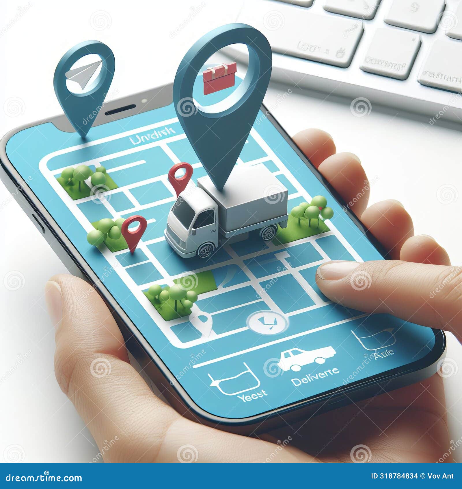 65 71. Location Picker_ a Map or Input Field that Allo Stock Photo ...