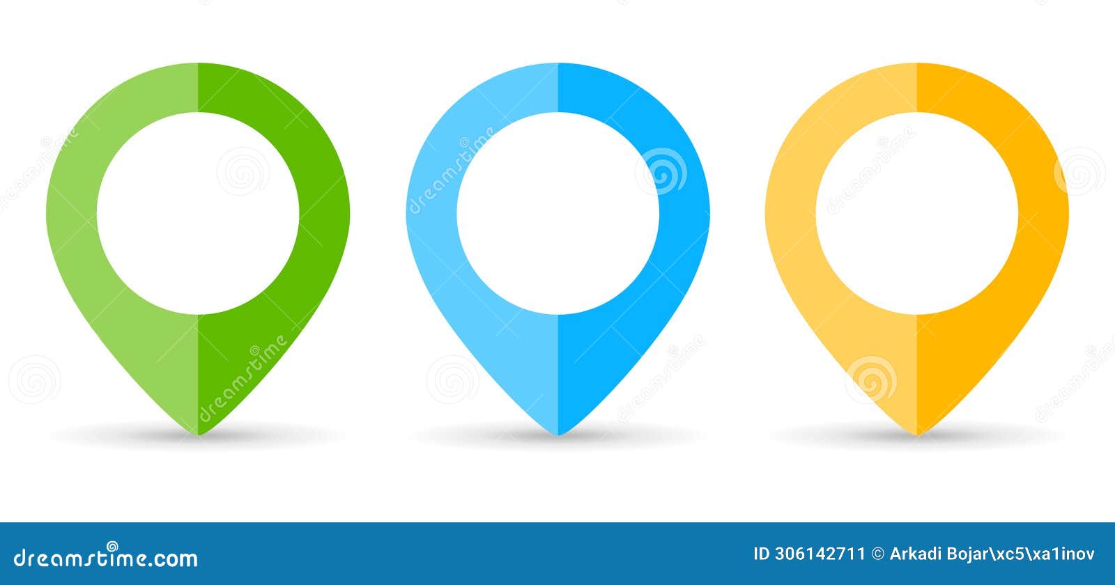 Location Pin Button, Map Pointer Vector Icon Stock Vector ...