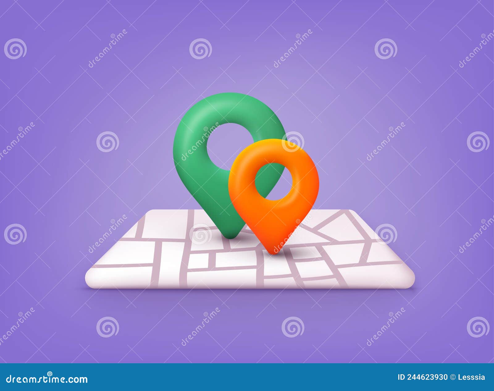 Red GPS Navigator Pointer On City Map, Navigation, Logistics, Geography ...