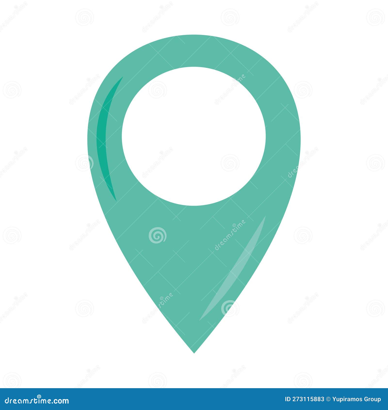 Location pin icon stock vector. Illustration of graphic - 273115883