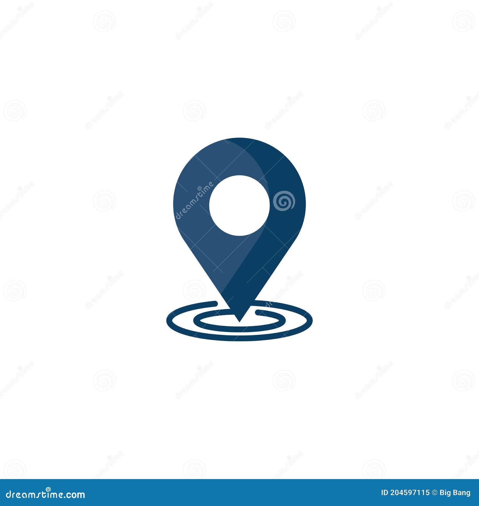 Location, Pin Logo Design Template Stock Vector - Illustration of ...
