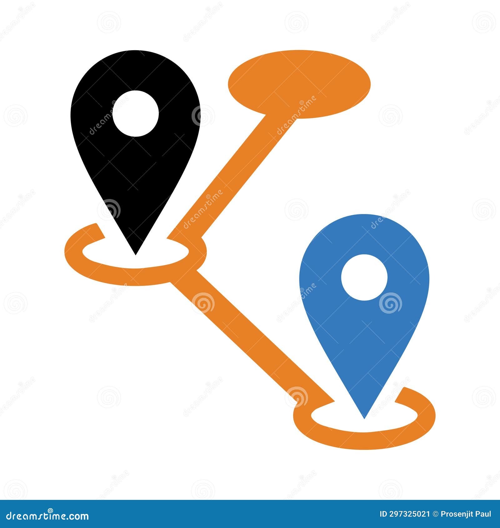 Location, Pin, Map, Map Location Pin Icon Stock Vector - Illustration ...
