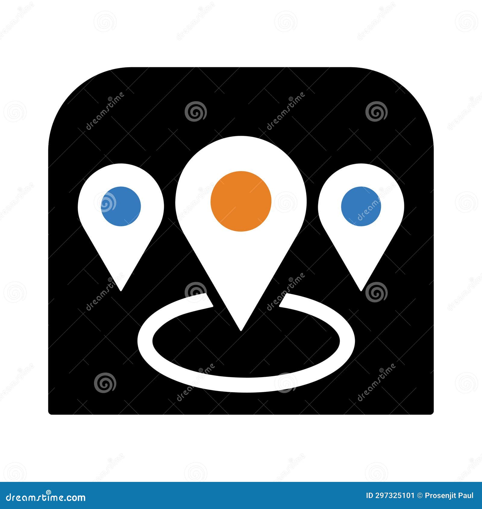 Location, Pin, Map, Map Location Pin Icon Stock Vector - Illustration ...