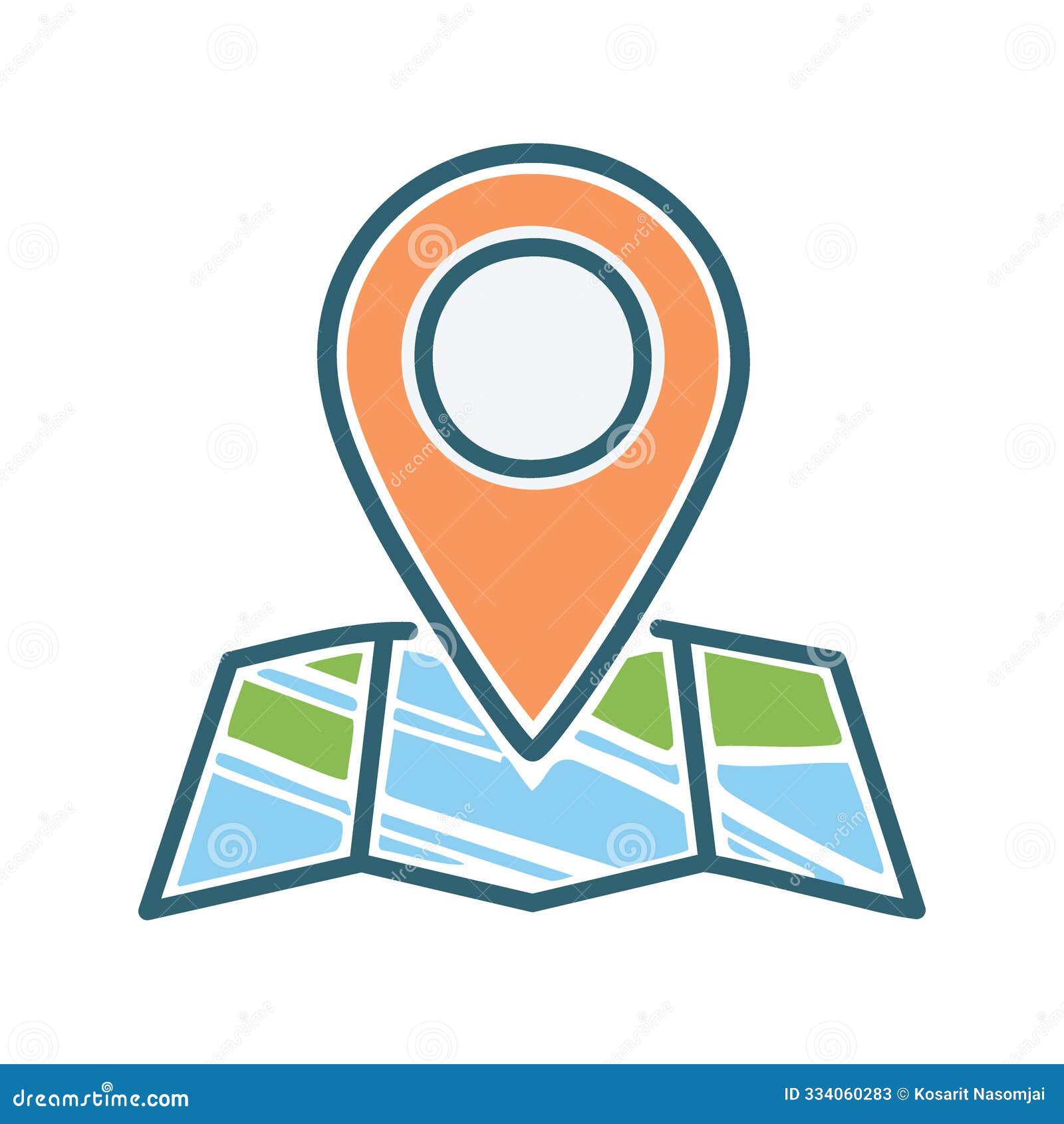 Navigation, Direction, Maps, Traffic And More. Royalty-Free ...