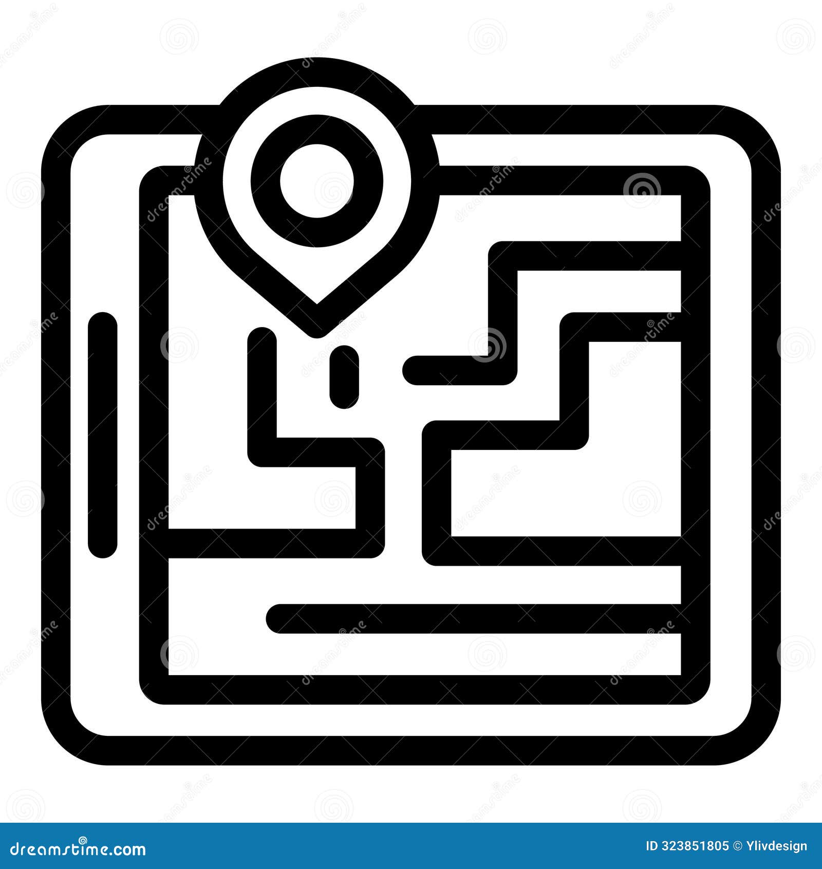 Digital Wayfinding, Online Maps On Laptop, Highlighted By Location ...