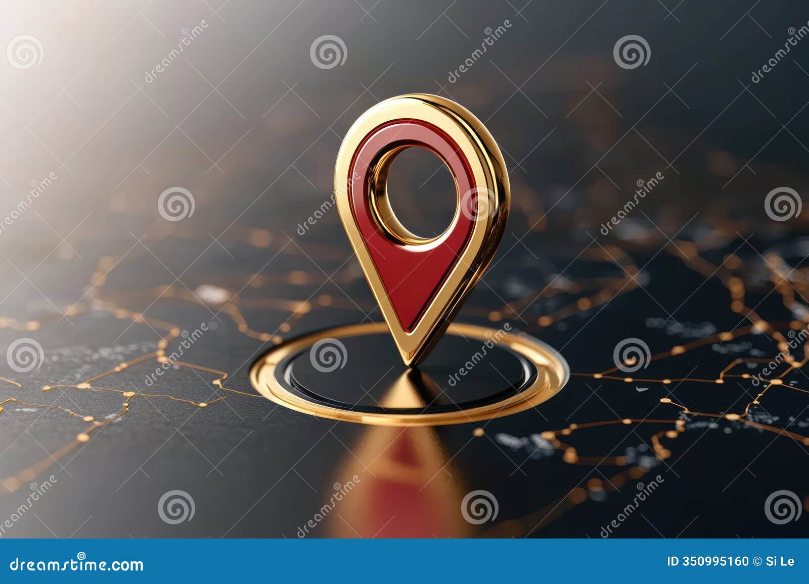 Location Pin Sticker on Map Background Stock Illustration ...