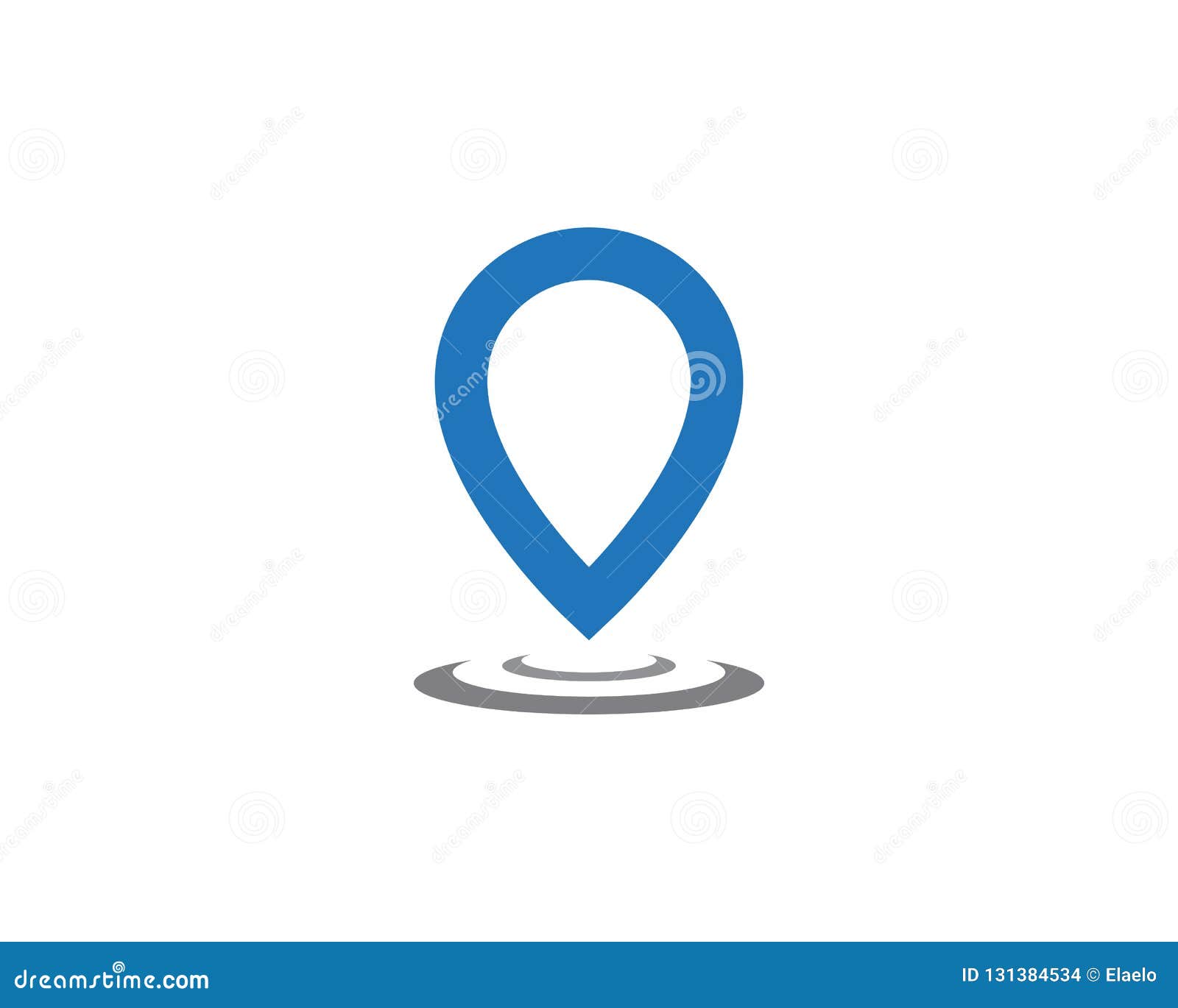 Location Point Icon Logo Vector Illustration Stock Vector ...
