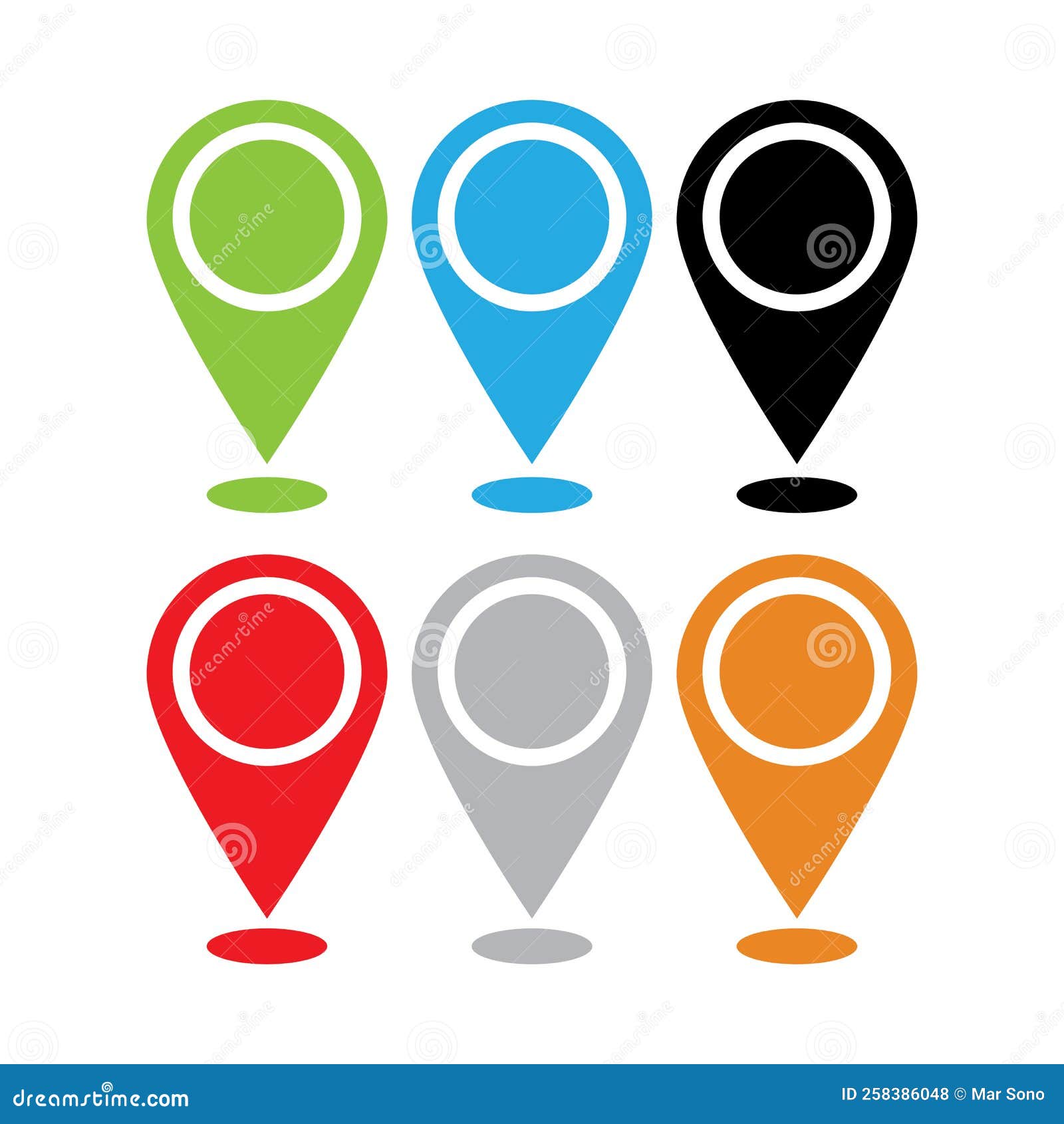 Location Point Icon Vector Illustration Stock Vector - Illustration of ...