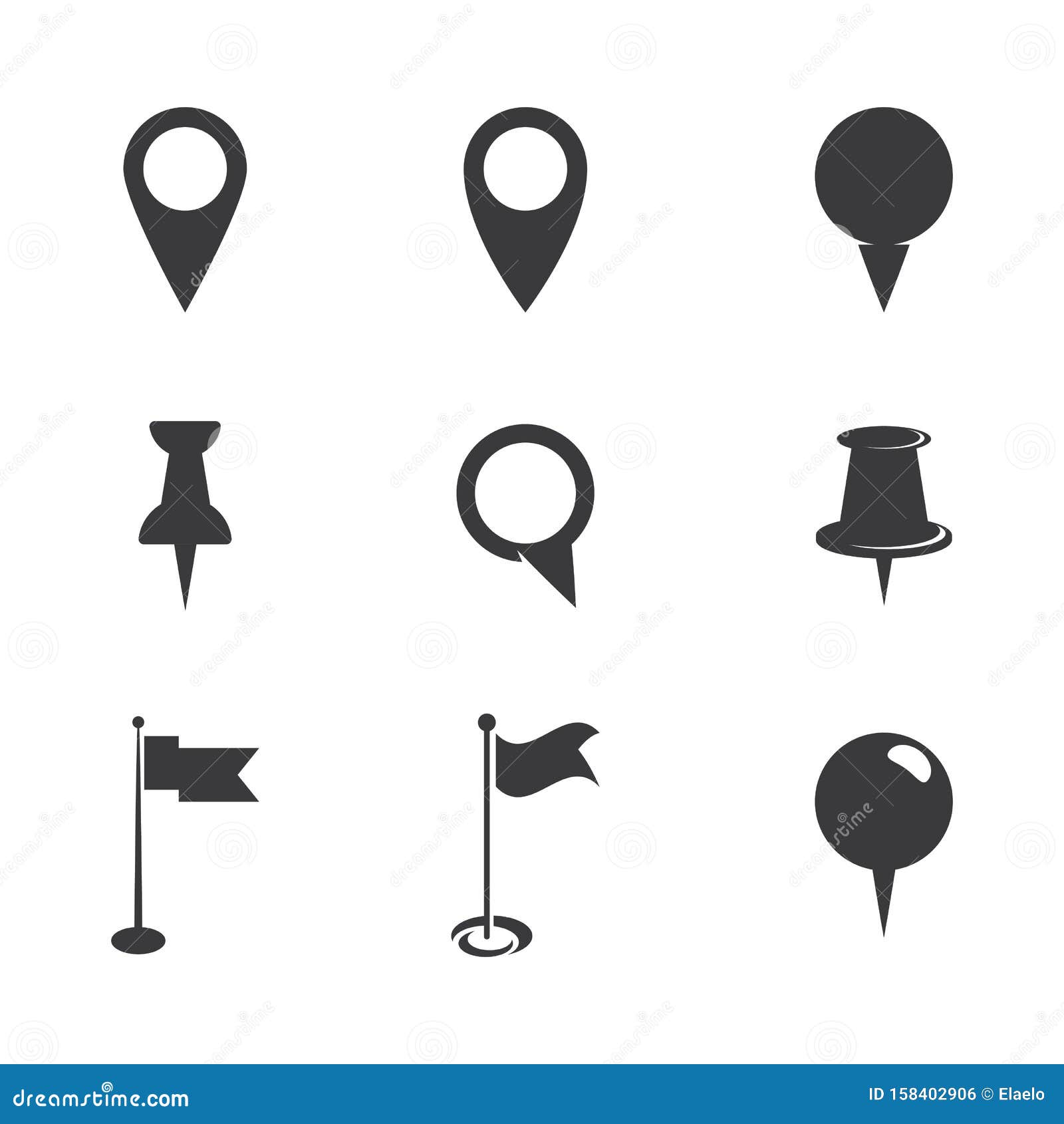 Location Point Icon Vector Illustration Stock Illustration ...