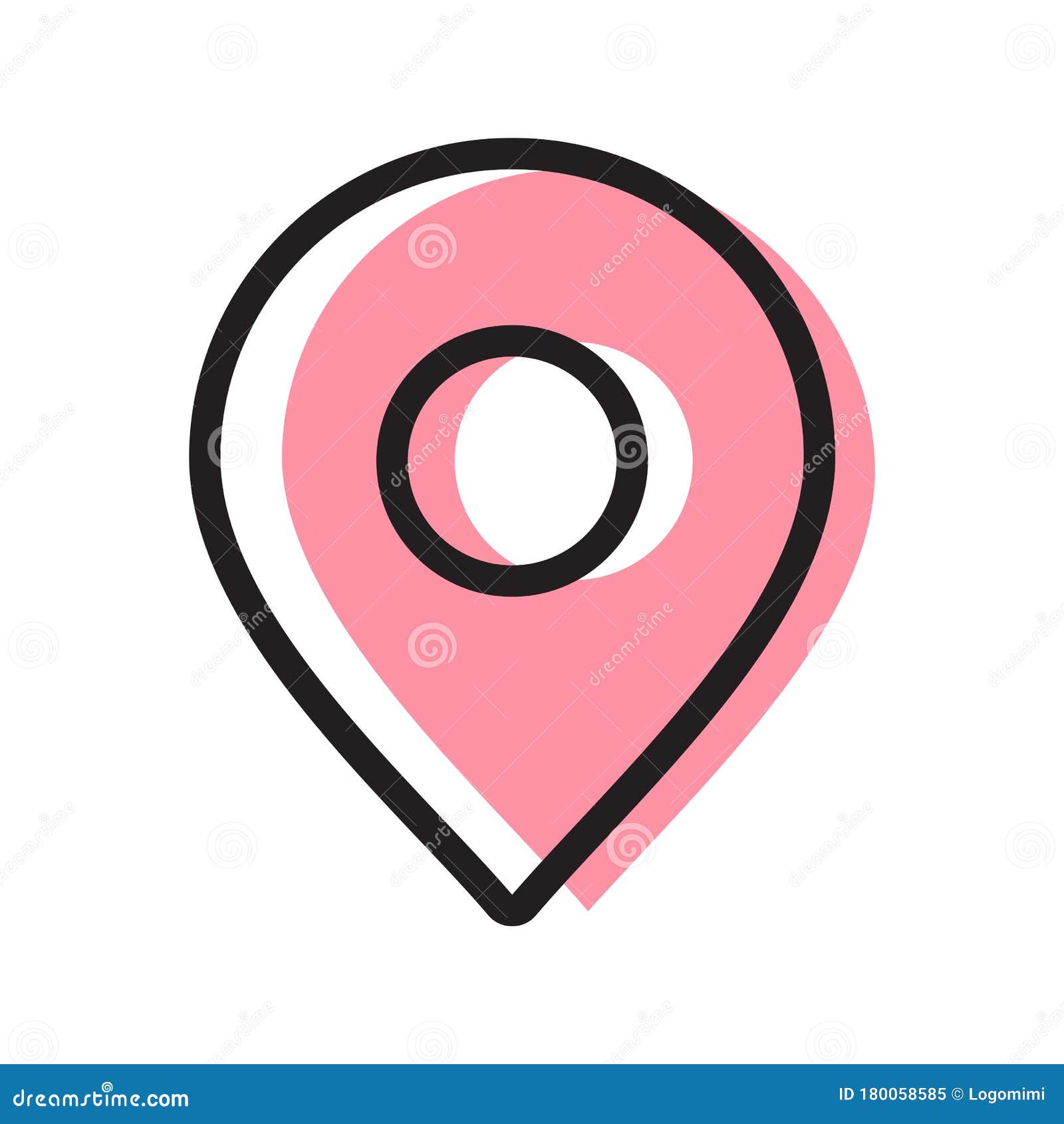 Location Point Logo Design, Gps Pointer Symbol, Map Pin Icon - Vector ...
