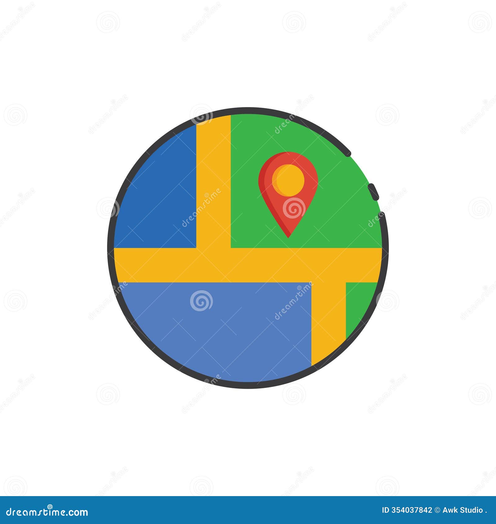 Location point Logo icon stock vector. Illustration of location - 354037842