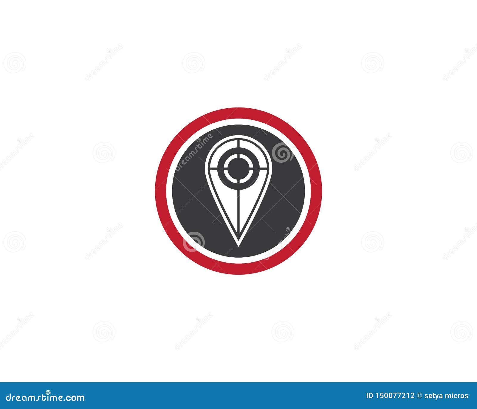 Location Point Logo Template Vector Icon Illustration Design Stock ...