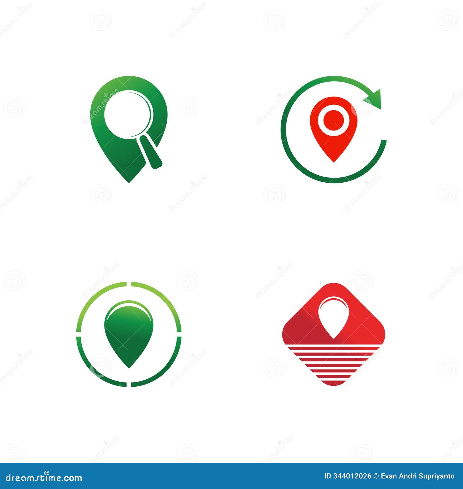 Location Point Logo Vector Template Stock Vector - Illustration of mark ...