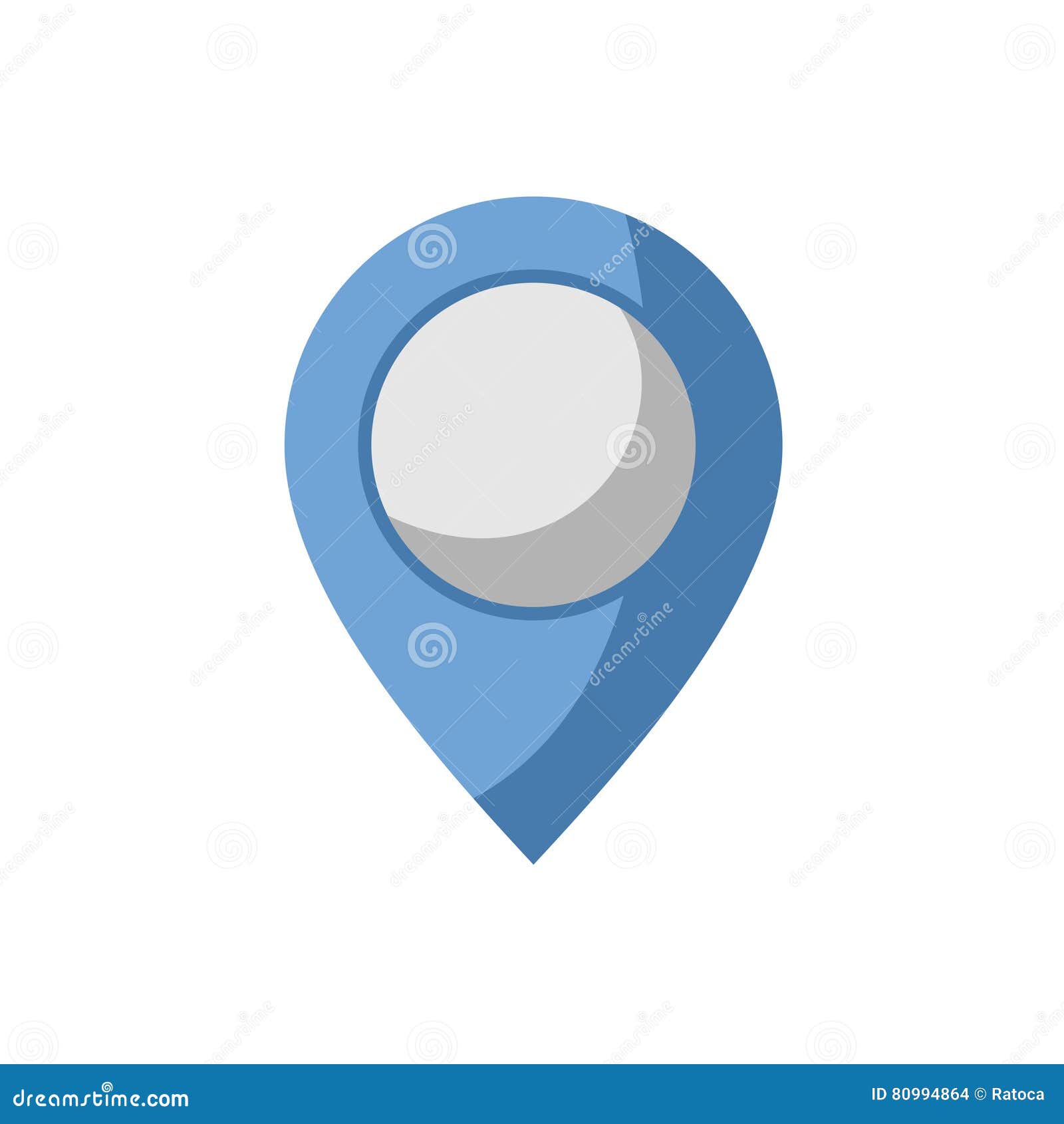 Location point symbol stock vector. Illustration of button - 80994864