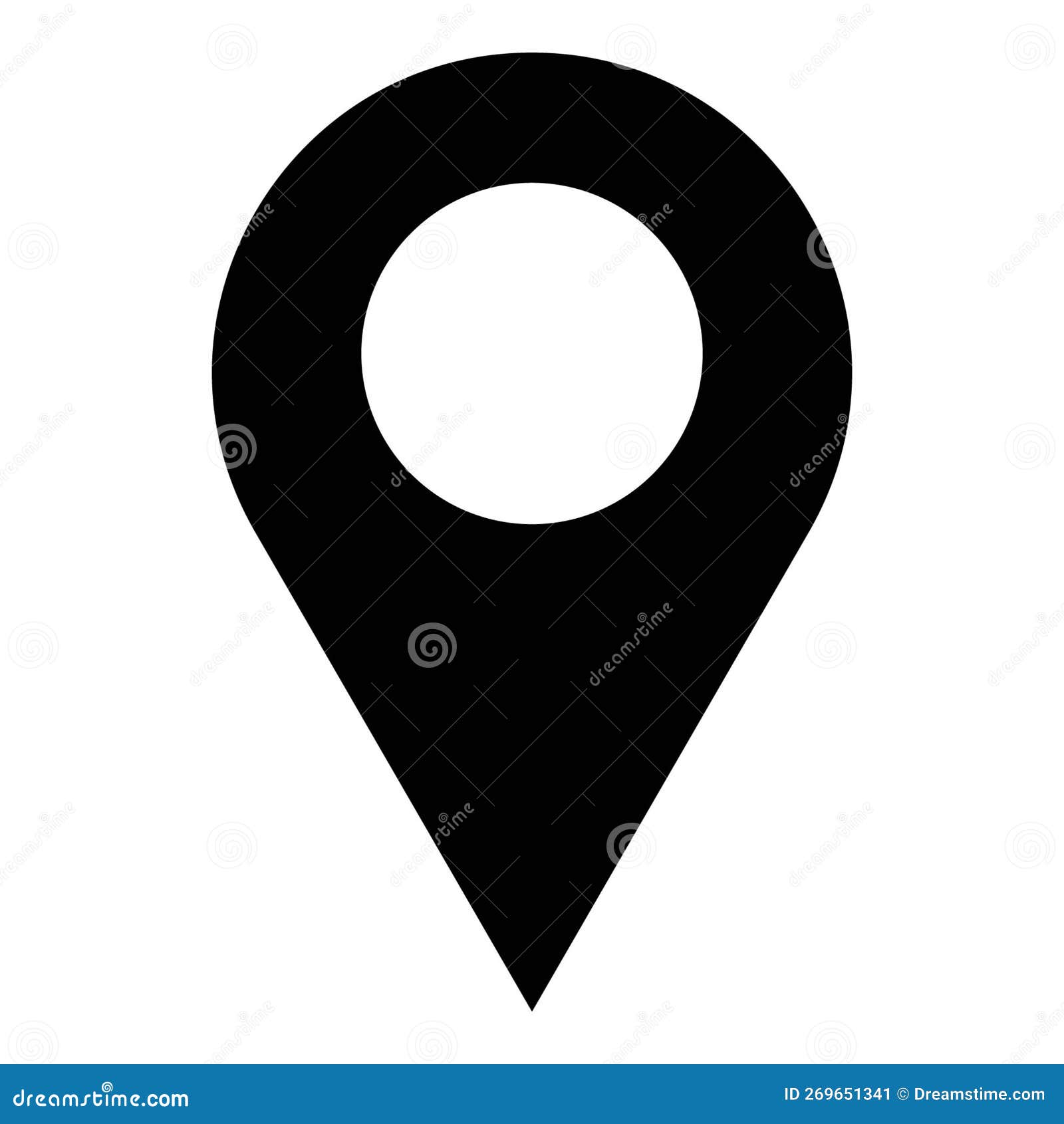 Location Pointer Icon Design Vector Graphics Stock Vector ...