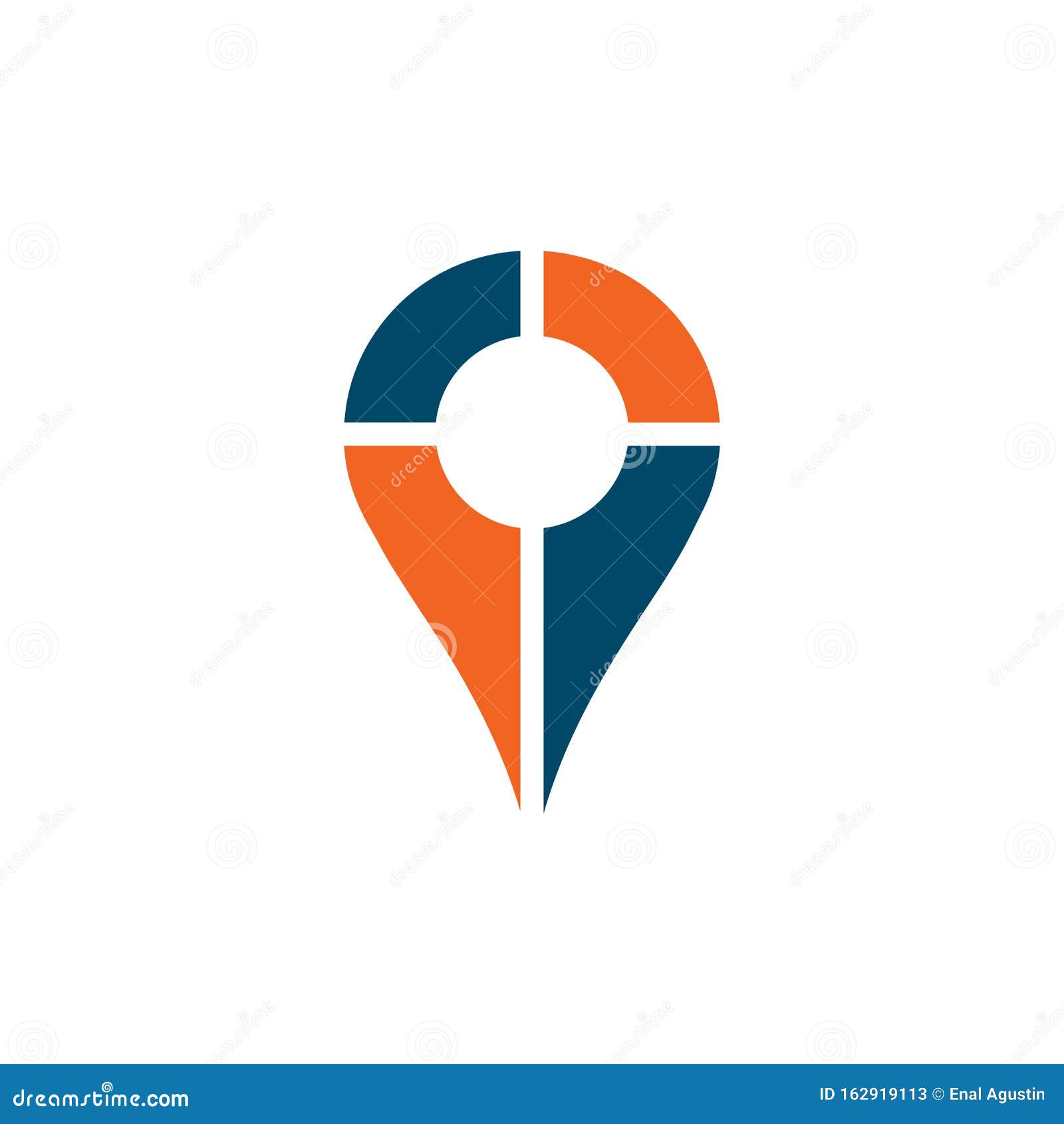Location Pointer Icon Logo Design Vector Template Stock Vector ...