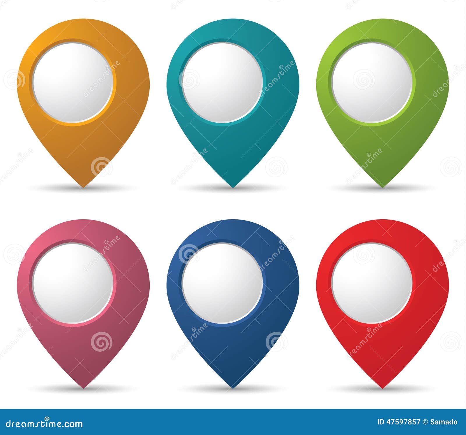 Location pointers stock illustration. Illustration of sign - 47597857