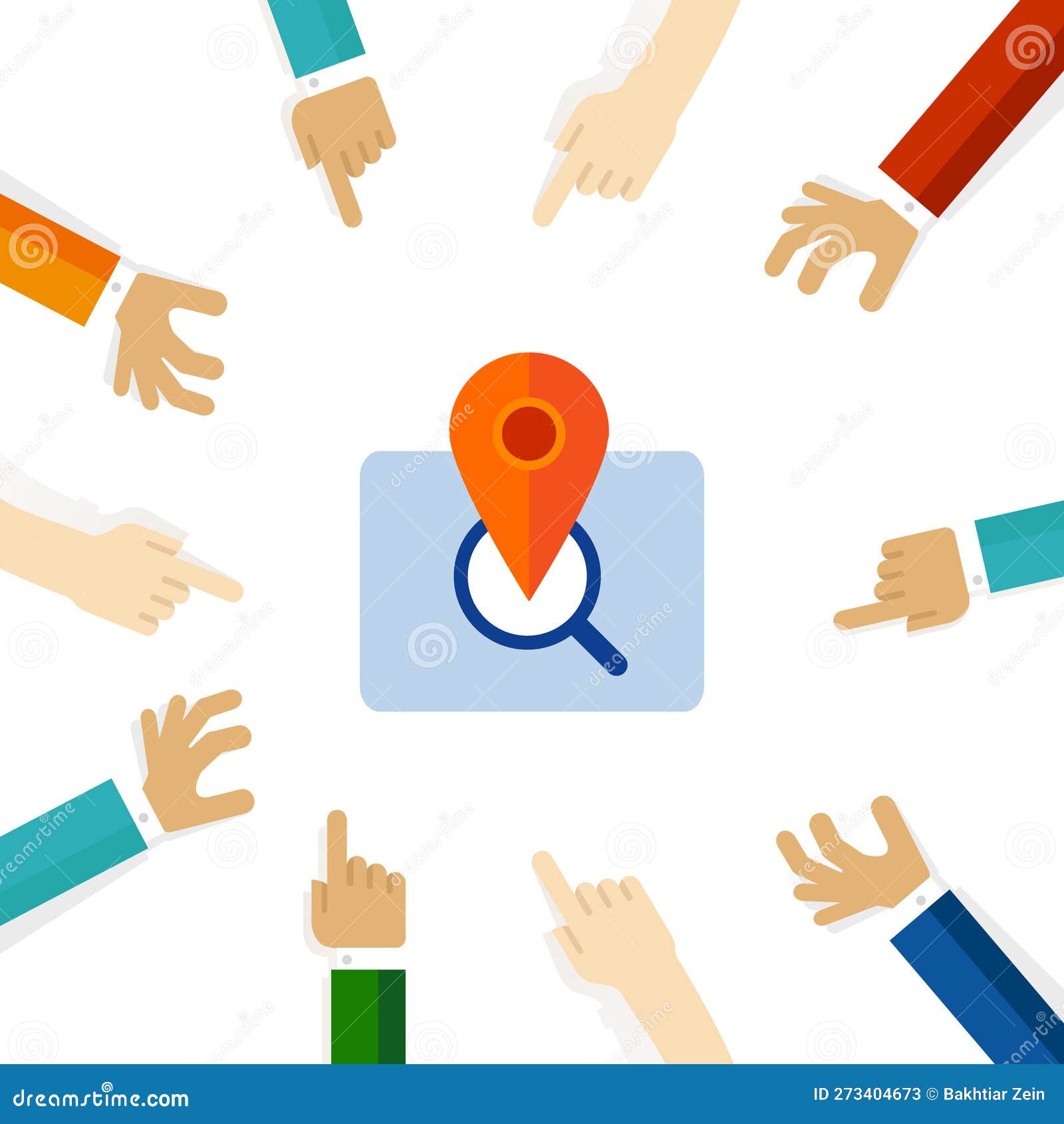 Location Technology GPS Icon Search Locate Position Information Stock ...