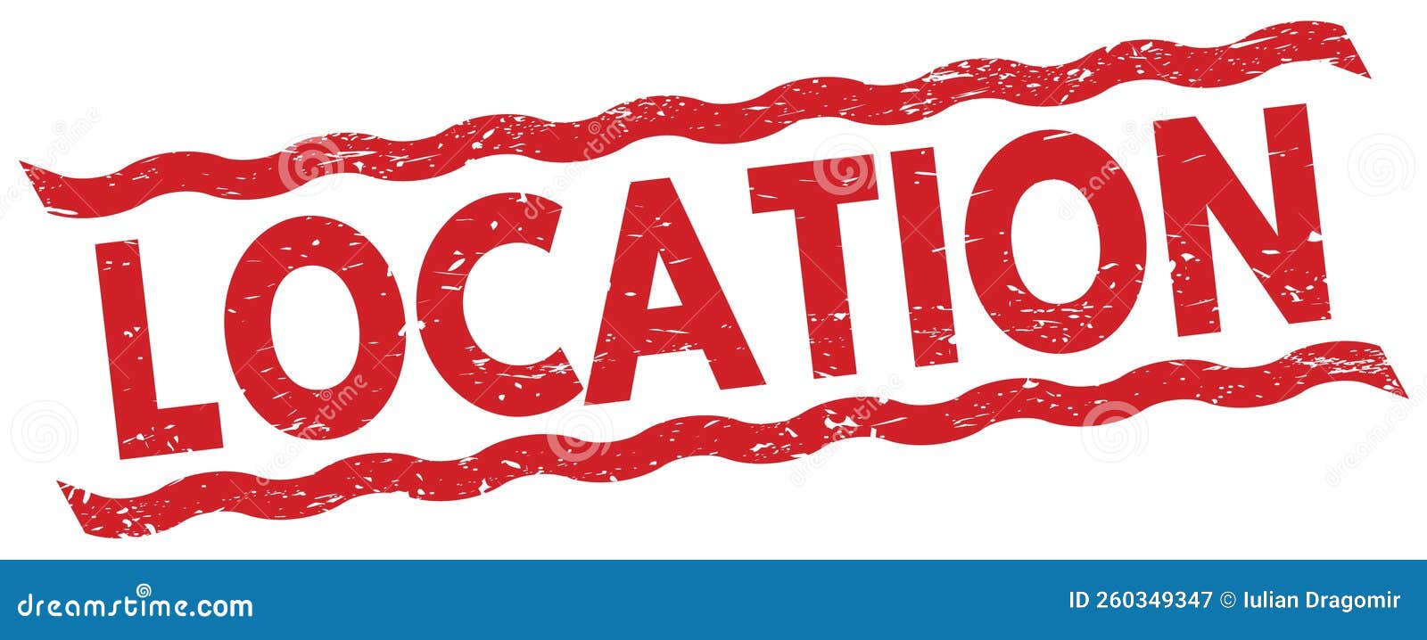 LOCATION Text on Red Lines Stamp Sign Stock Illustration - Illustration ...