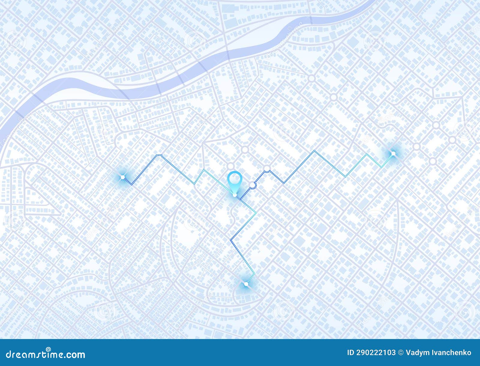 Location Tracks Dashboard. Navigation Mapping Technology for Obtaining ...