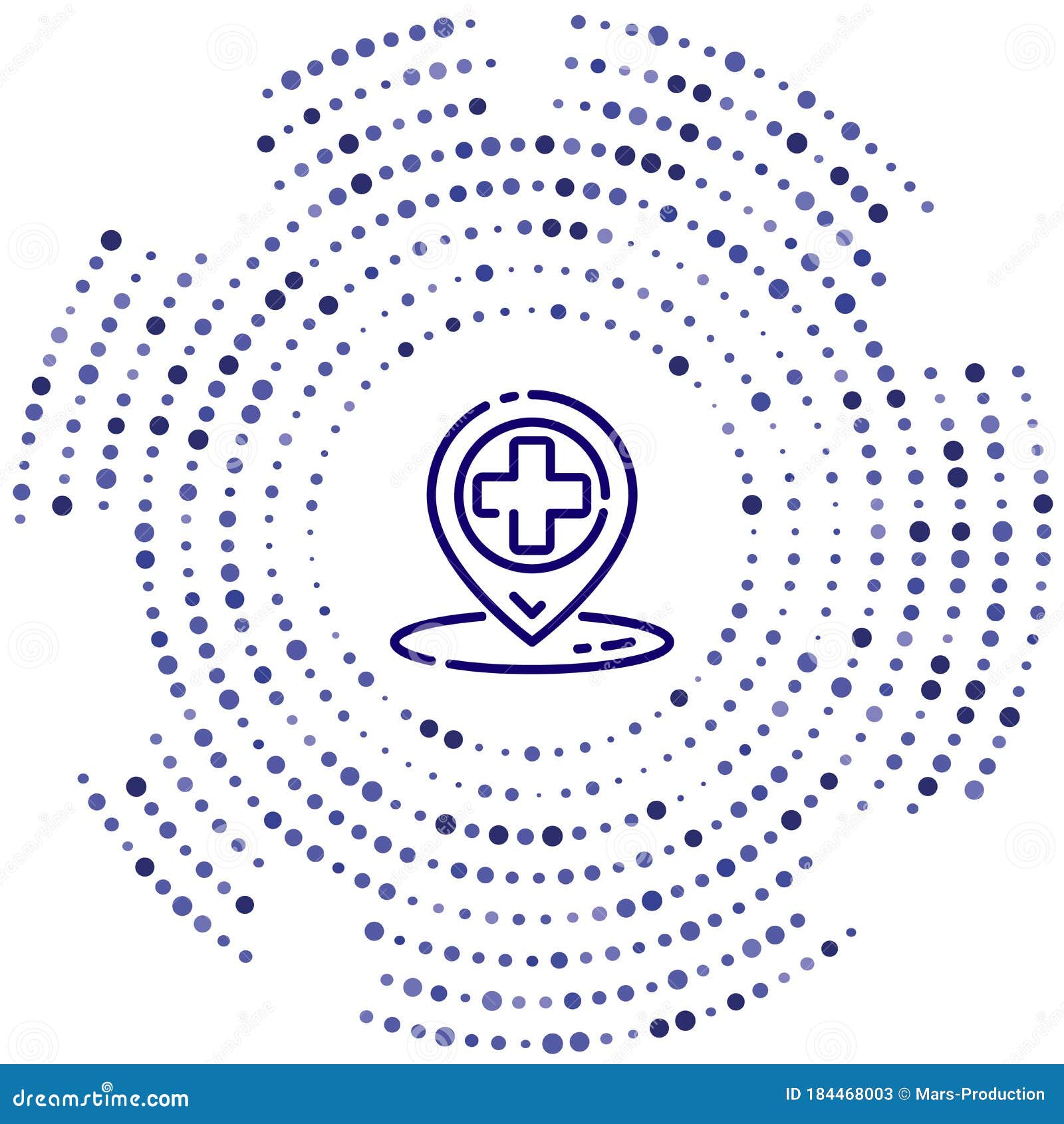 Location Vector Icon. Location Editable Stroke. Location Linear Symbol ...