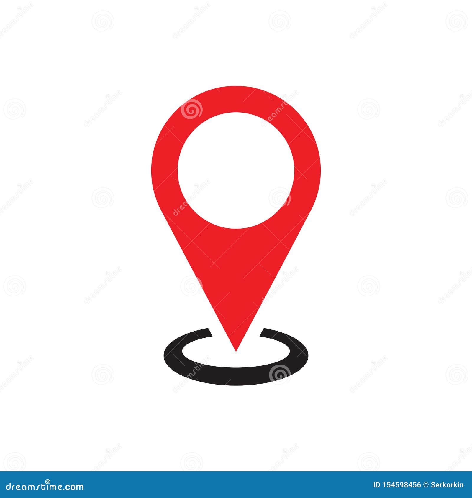 Location - Web Icon on White Background Vector Illustration for Website ...