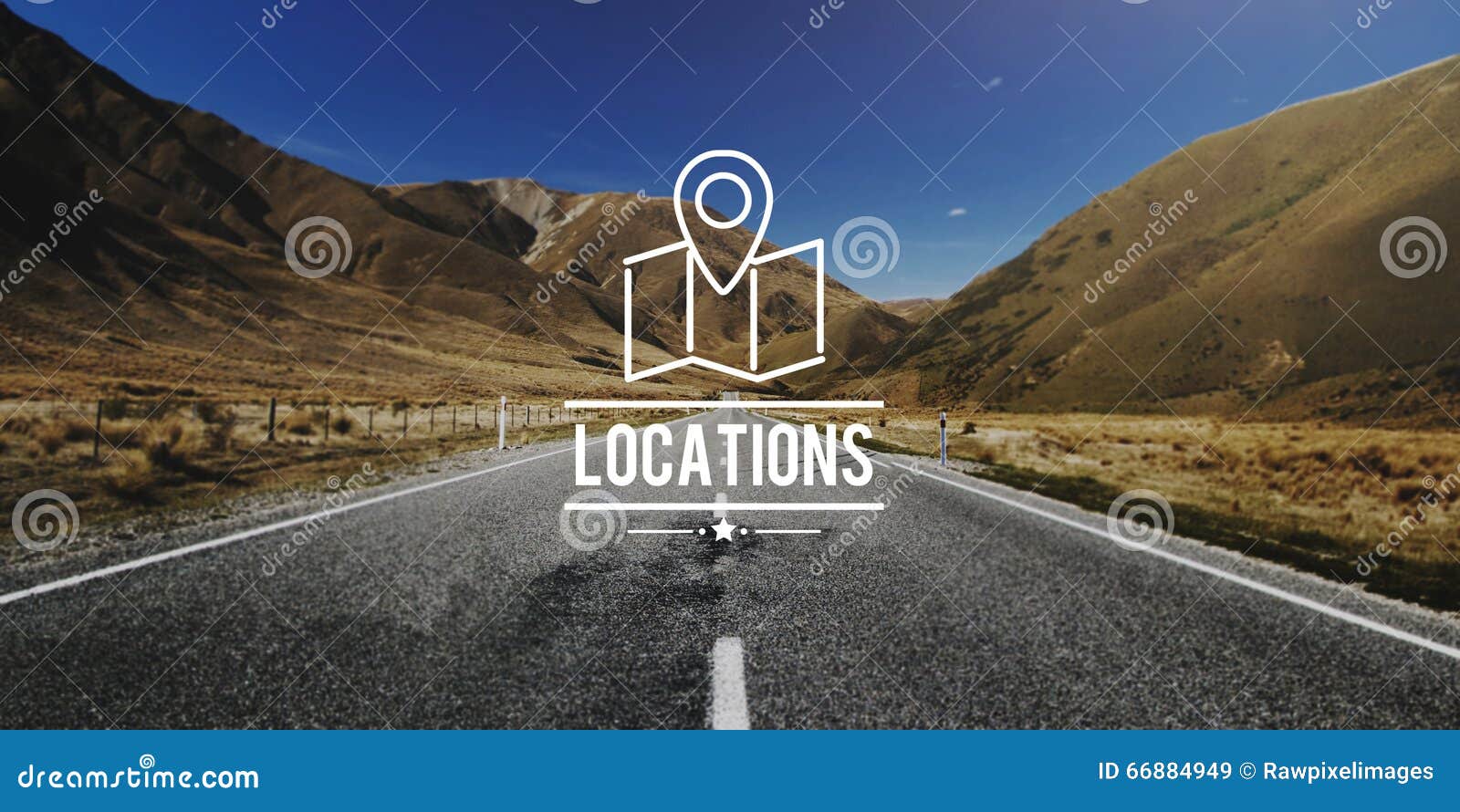 Locations Traveling Destination Navigation Vacation Concept Stock Image ...