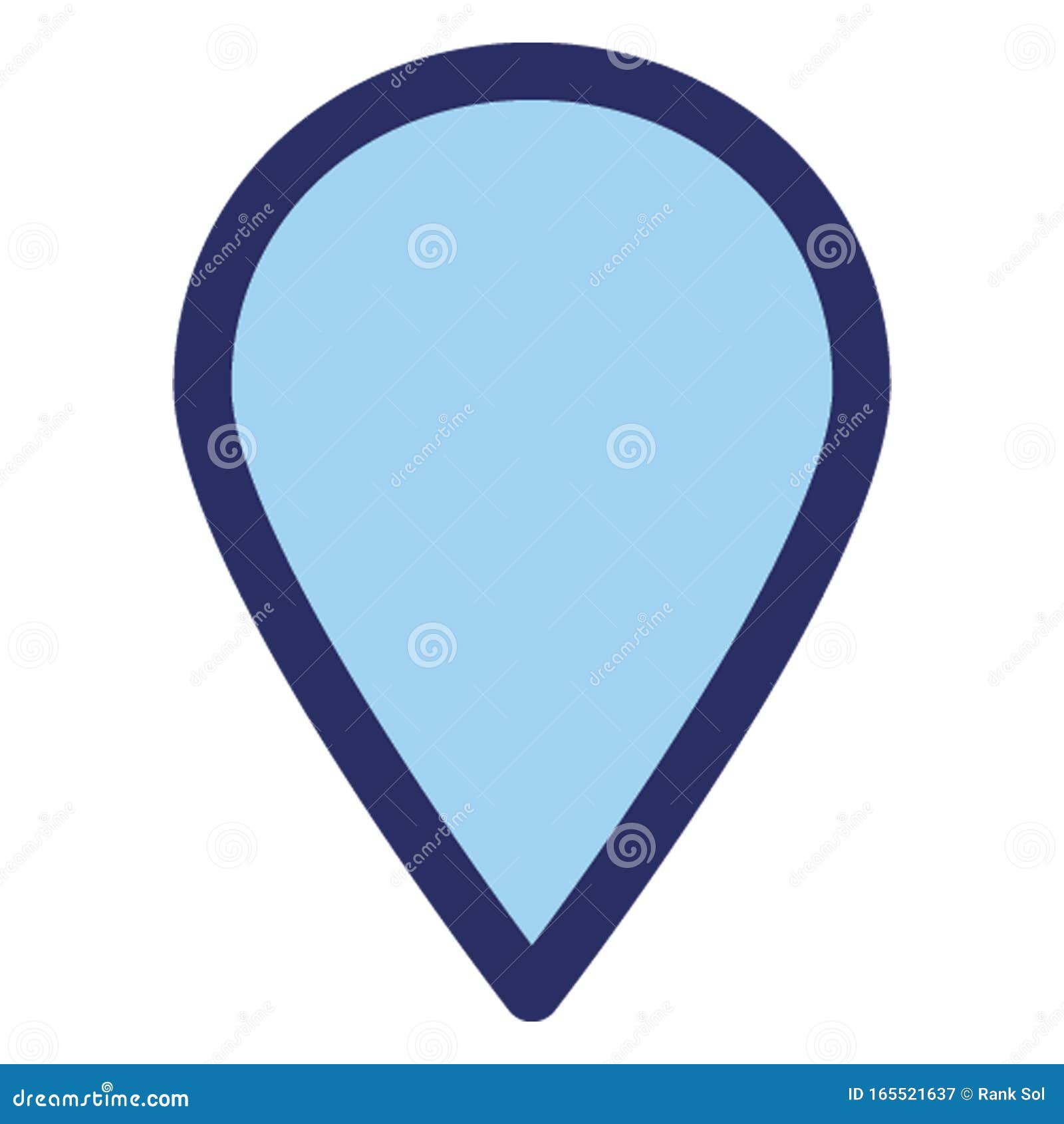 Map Locator Isolated Icon. Simple Element Illustration From Ultimate ...