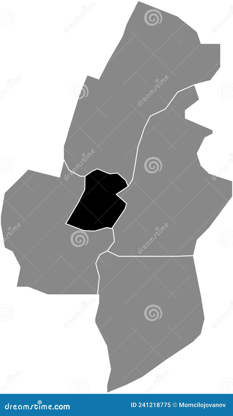 Locator Map of the CENTRUM DISTRICT, HAARLEM Stock Vector ...