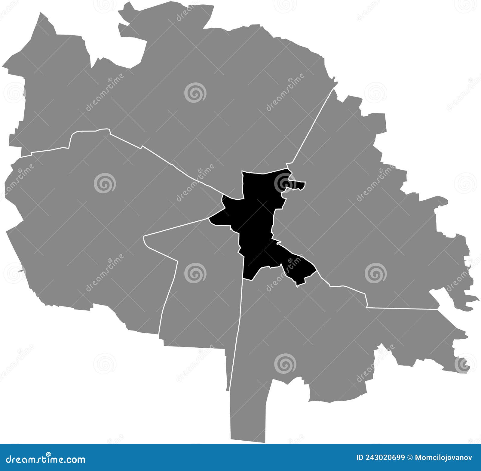 Locator Map of the HALYCH HALYTSKYI DISTRICT, LVIV Stock Vector ...