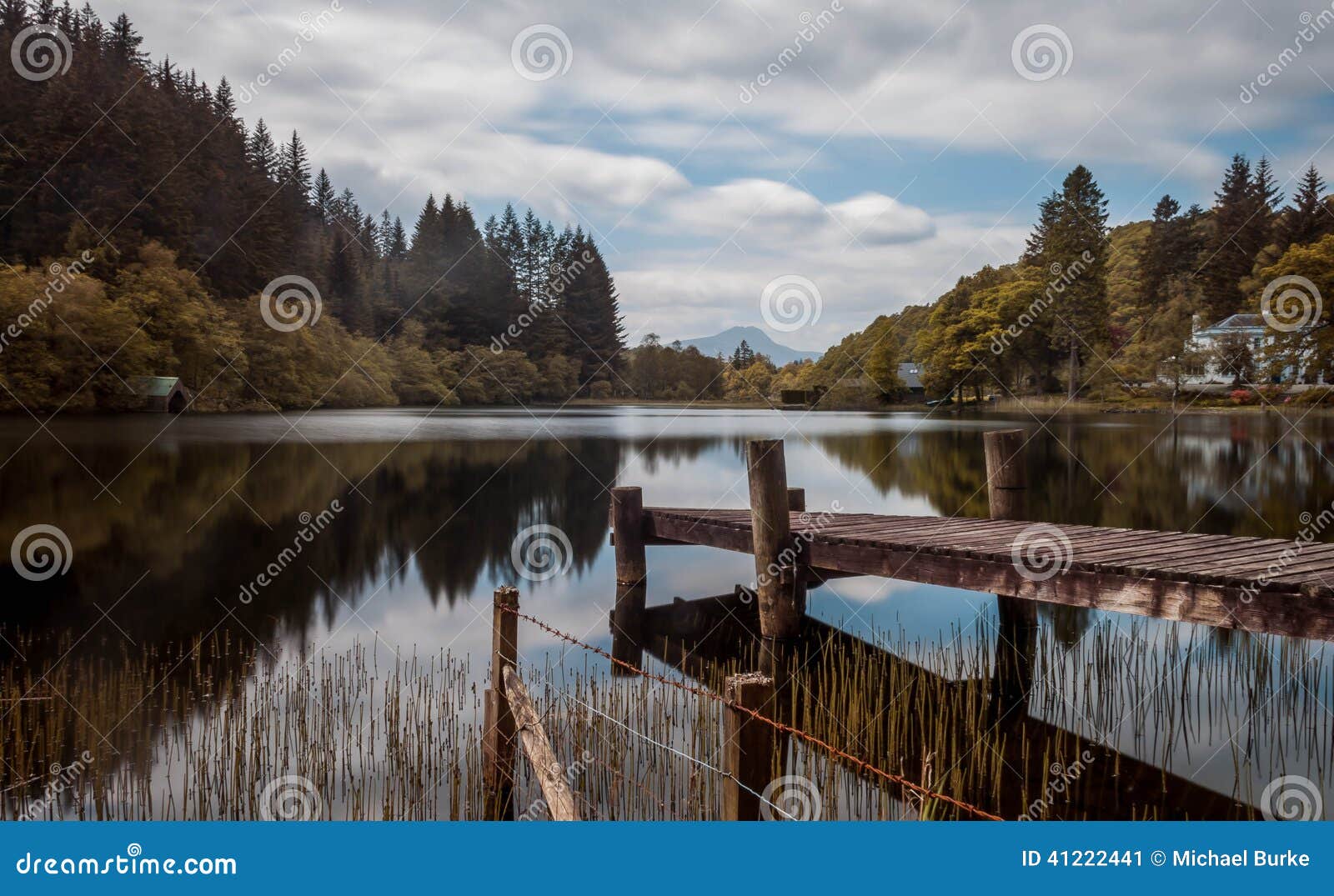 Loch Ard, Scotland. stock image. Image of lake, lomond - 41222441