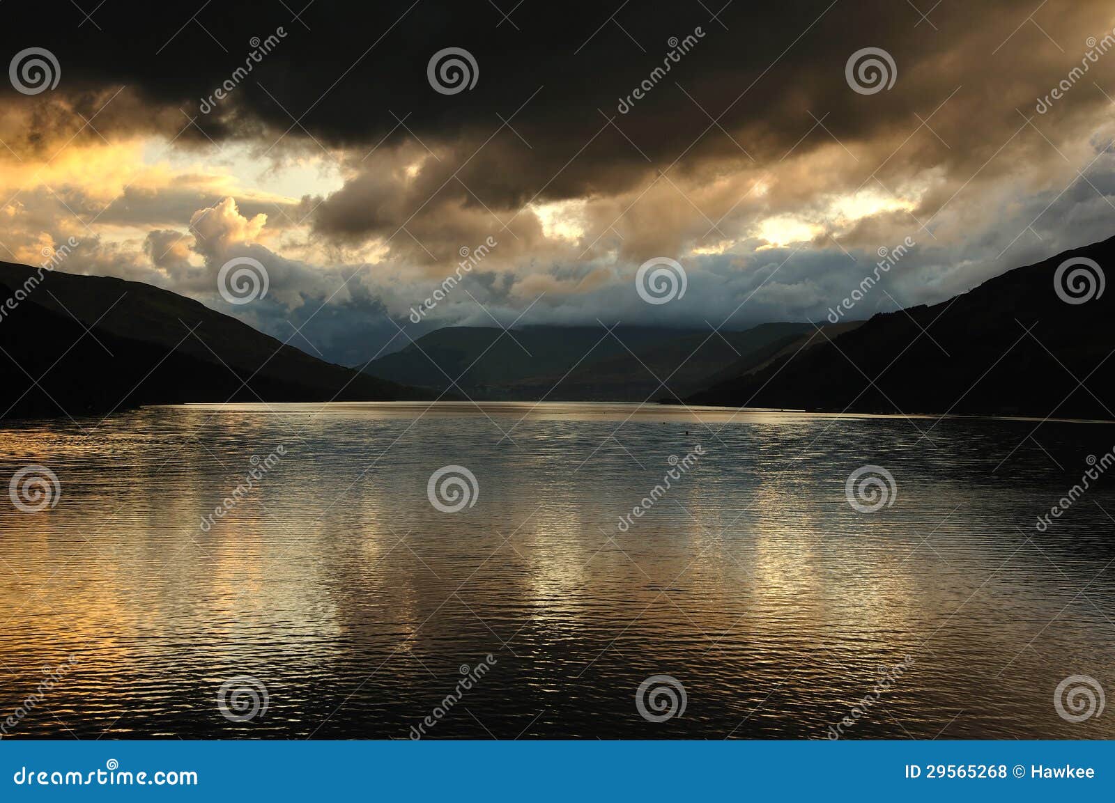 Loch Earn View from St. Fillans Stock Photo - Image of farms, coast ...