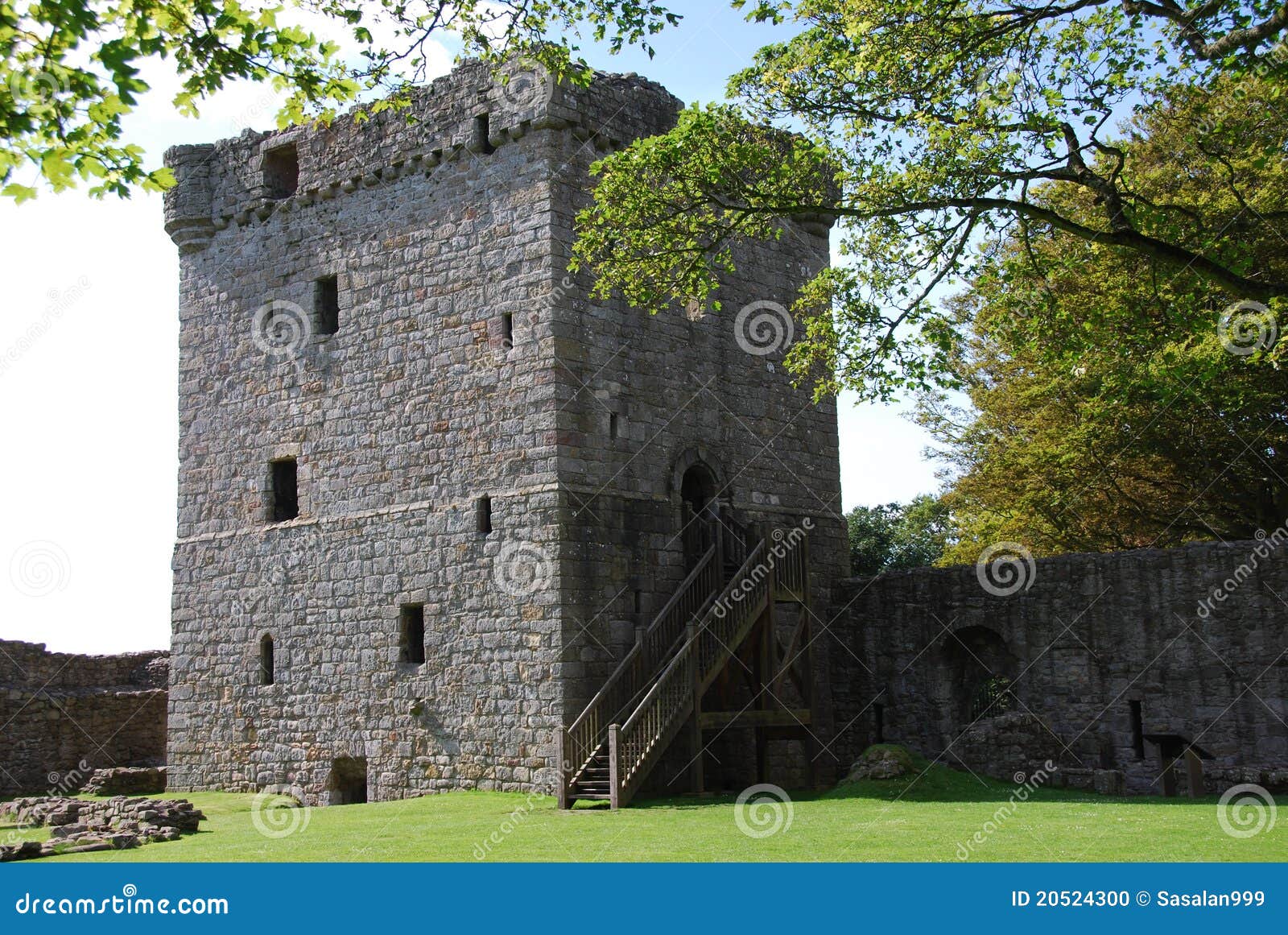 Loch Leven Castle stock photo. Image of leven, water - 20524300