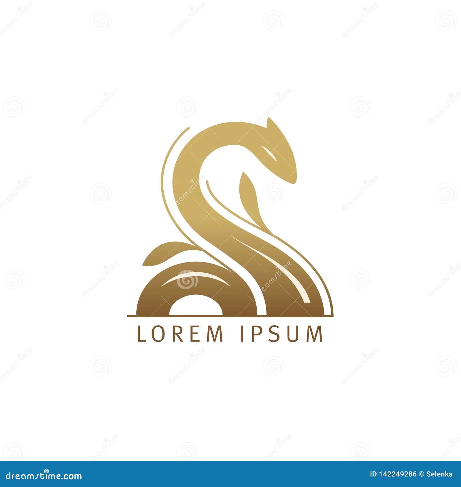 Loch Ness Monster Linear Icon. Modern Outline Loch Ness Monster Cartoon ...