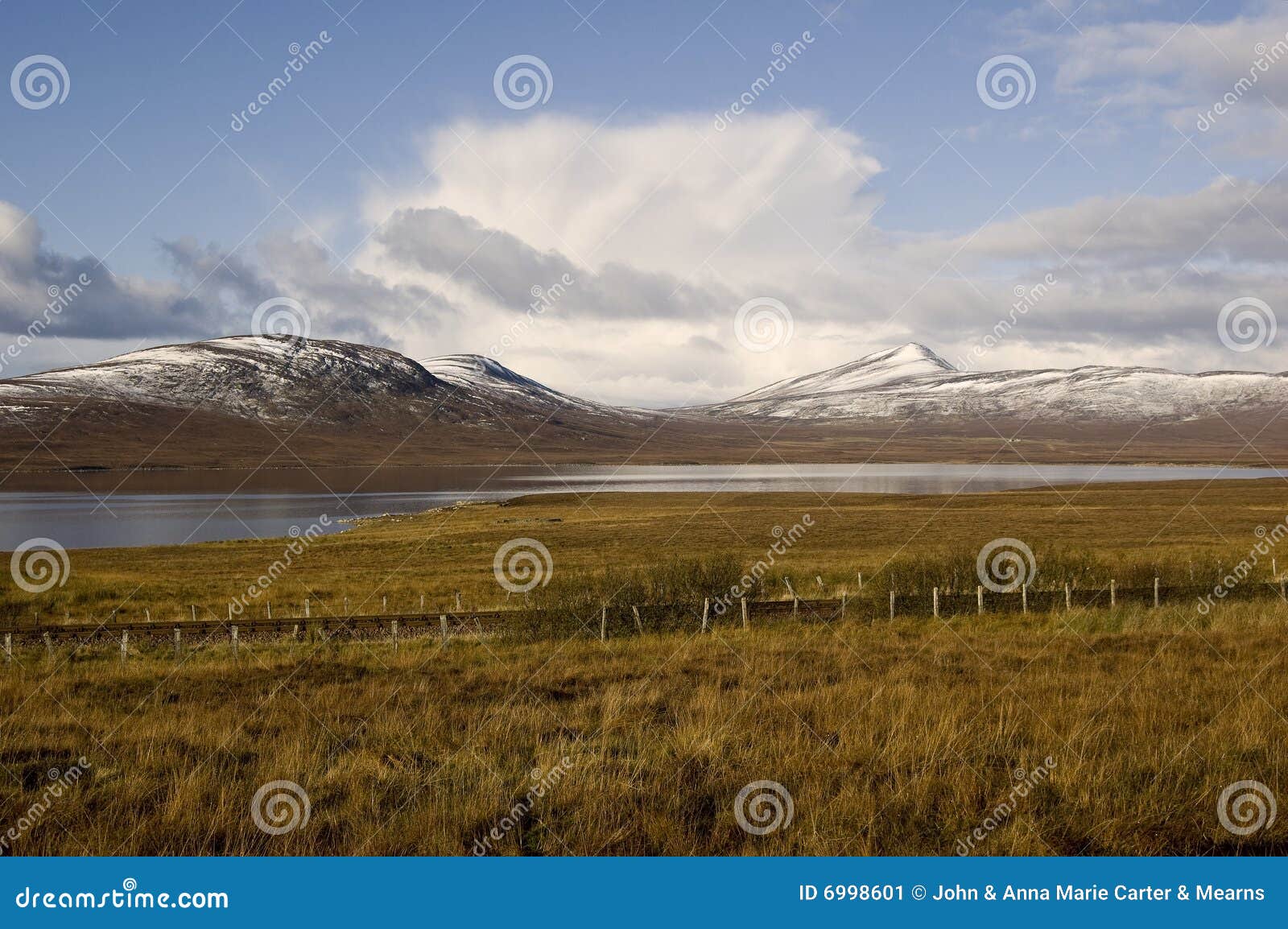 Loch an Rauthan,near Kinbrace,Sutherland, Scotland,UK Stock Image ...