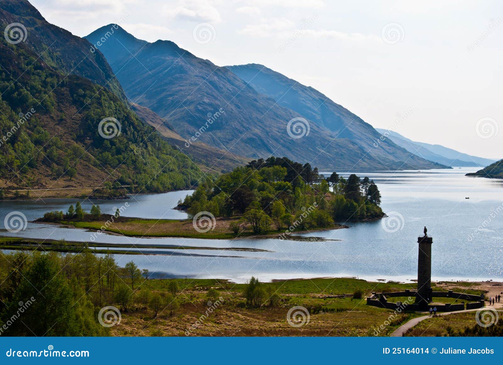 Loch Shiel stock photo. Image of fjord, glenfinnan, scotland - 25164014