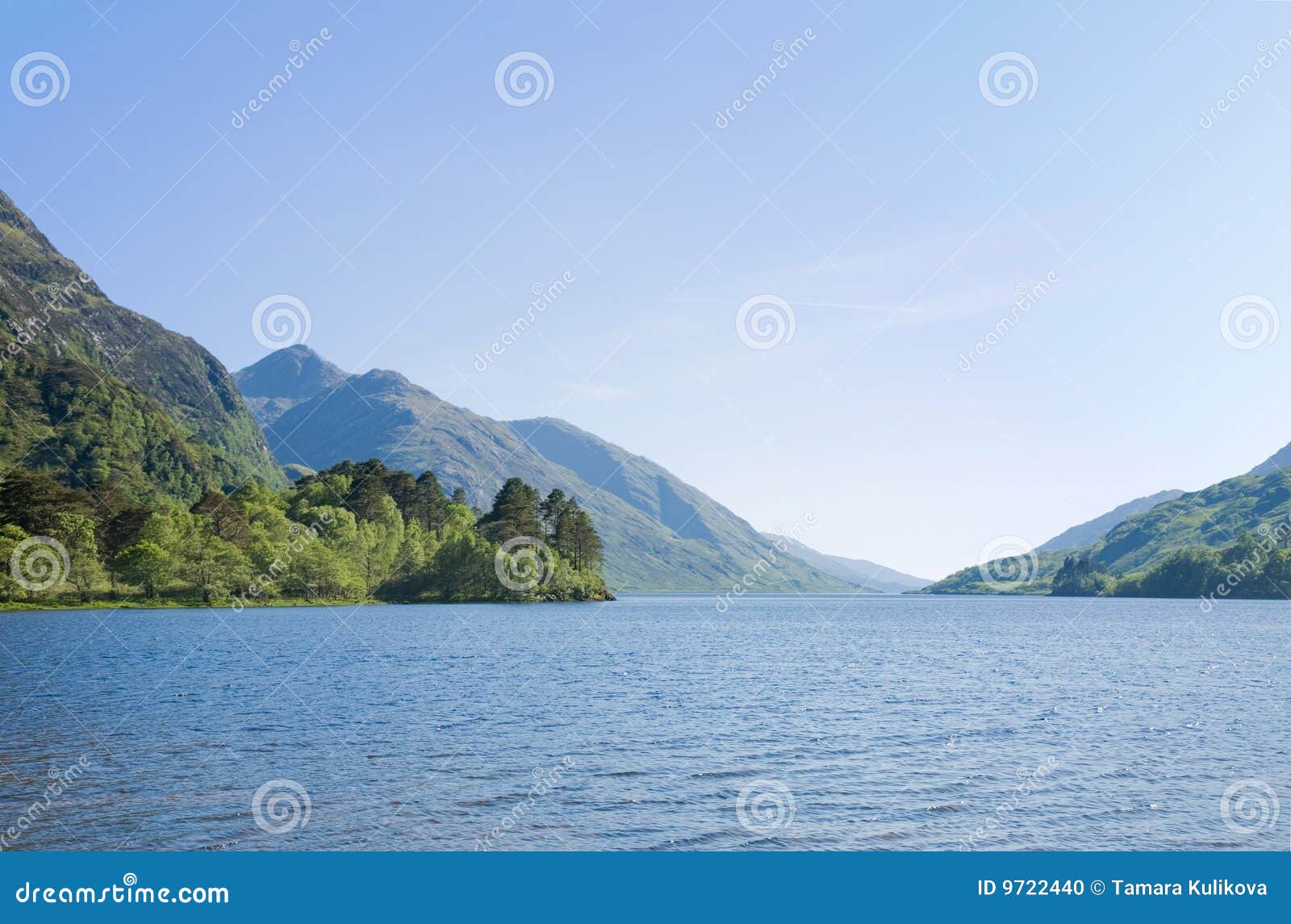 Loch Shiel, Scotland, Highlands Stock Photo - Image of evening, bright ...