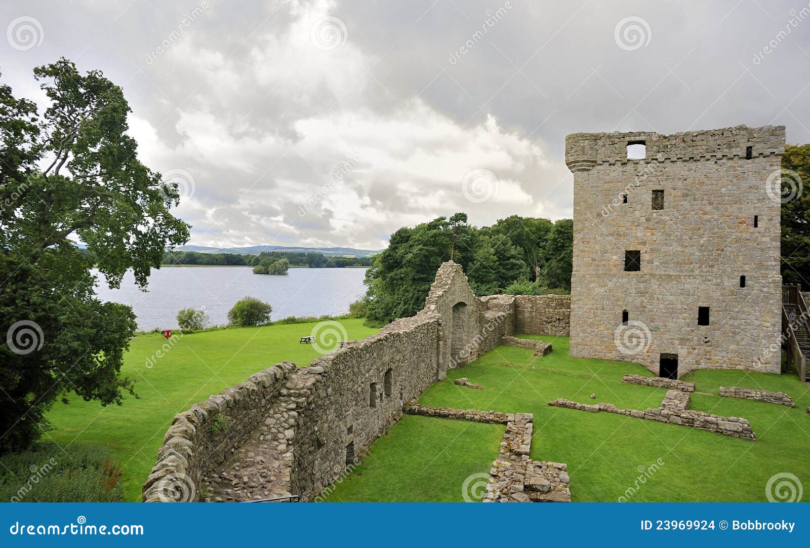 Loch Leven Castle Royalty-Free Stock Photography | CartoonDealer.com ...