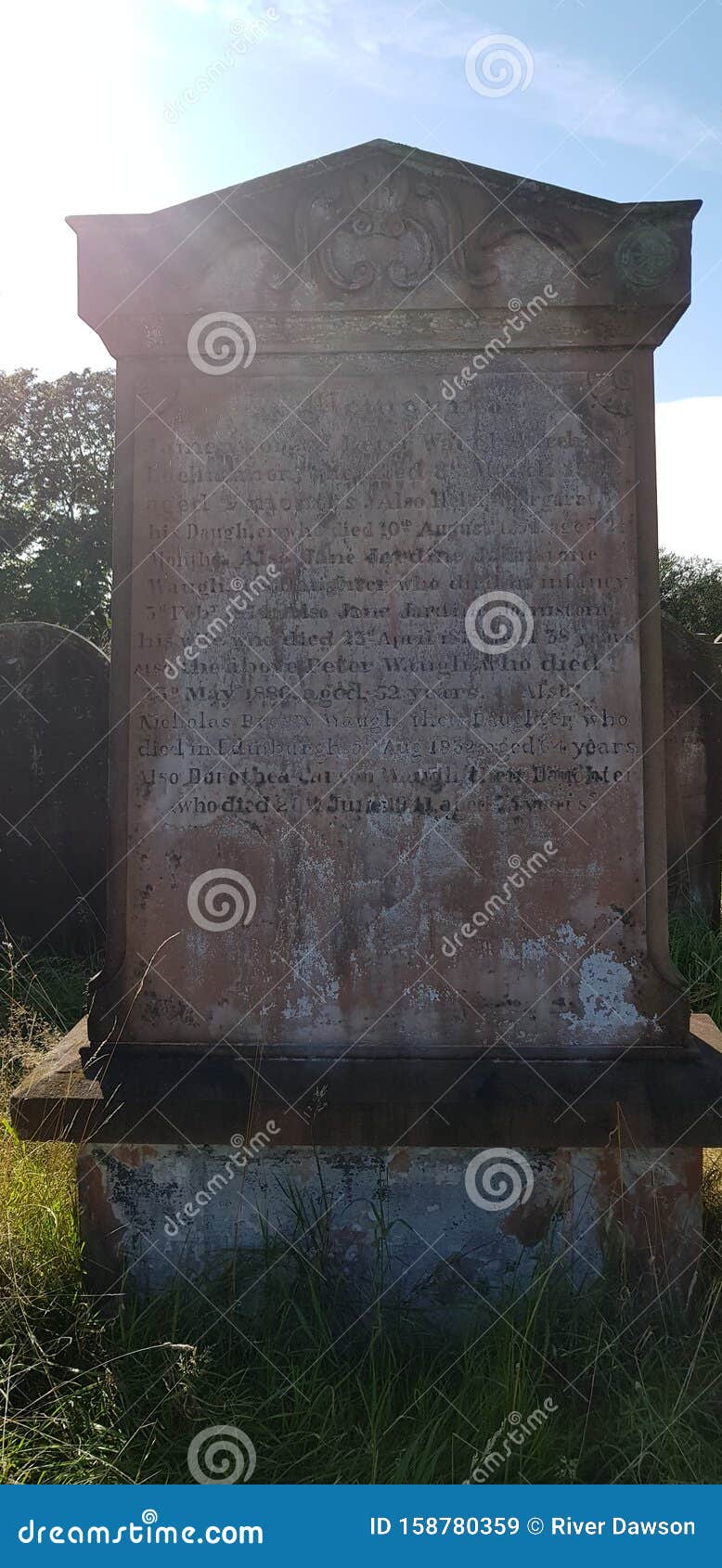 Lochmaben Old Abandoned Cemetery Lockerbie Stock Image - Image of ...