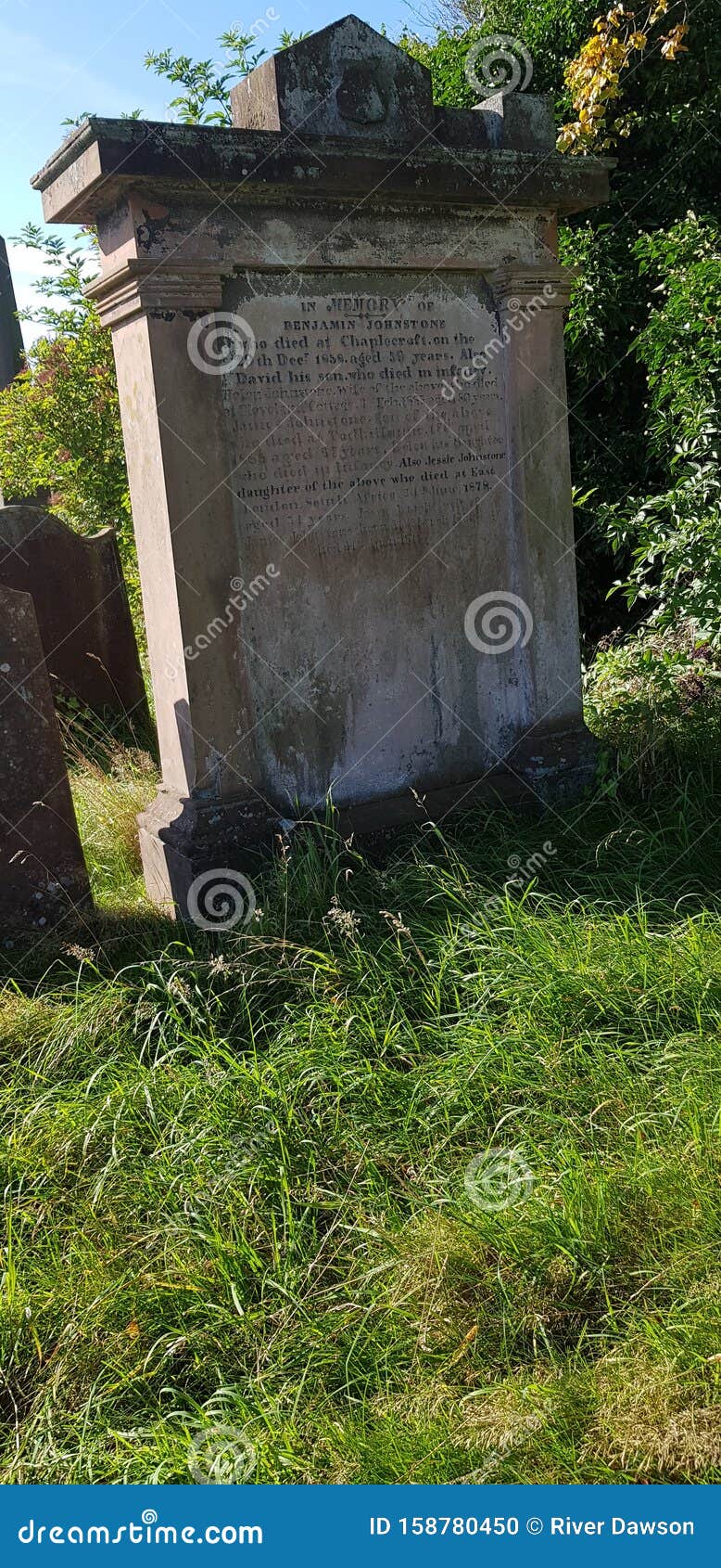 Lochmaben Old Abandoned Cemetery Lockerbie Stock Photo - Image of ...