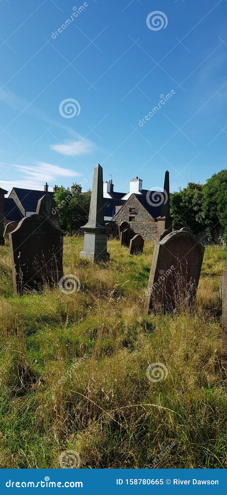 Lochmaben Old Abandoned Cemetery Lockerbie Stock Image - Image of ...