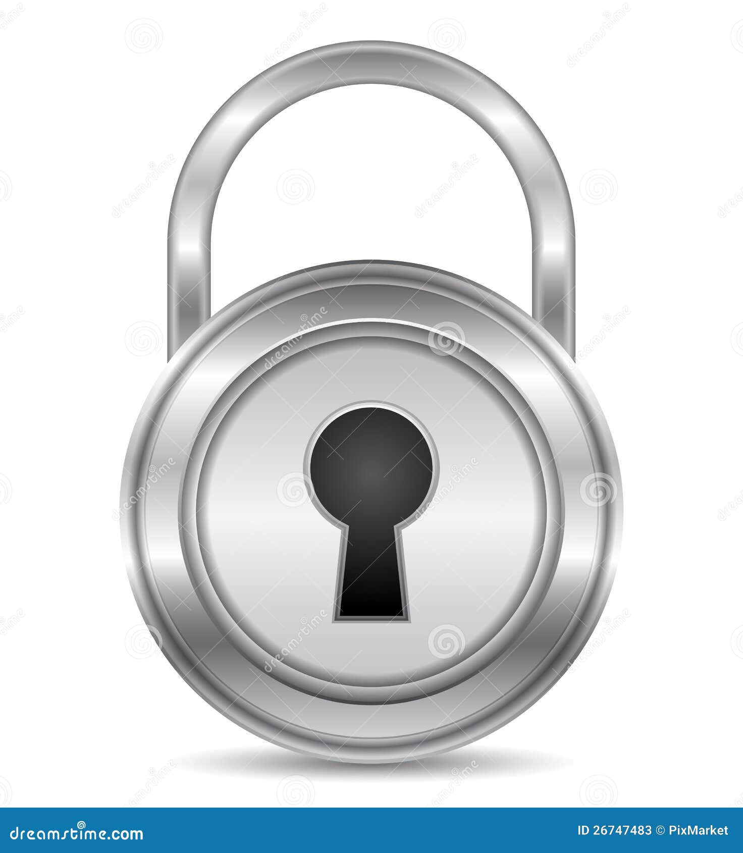 Lock stock vector. Illustration of steel, equipment, concept - 26747483