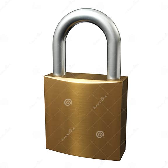 Lock stock illustration. Illustration of closed, stop - 3376288