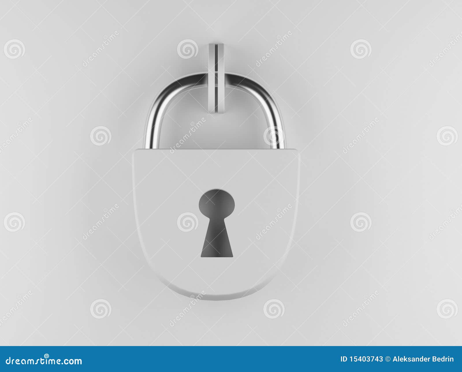 Lock 3D stock illustration. Illustration of design, protection - 15403743