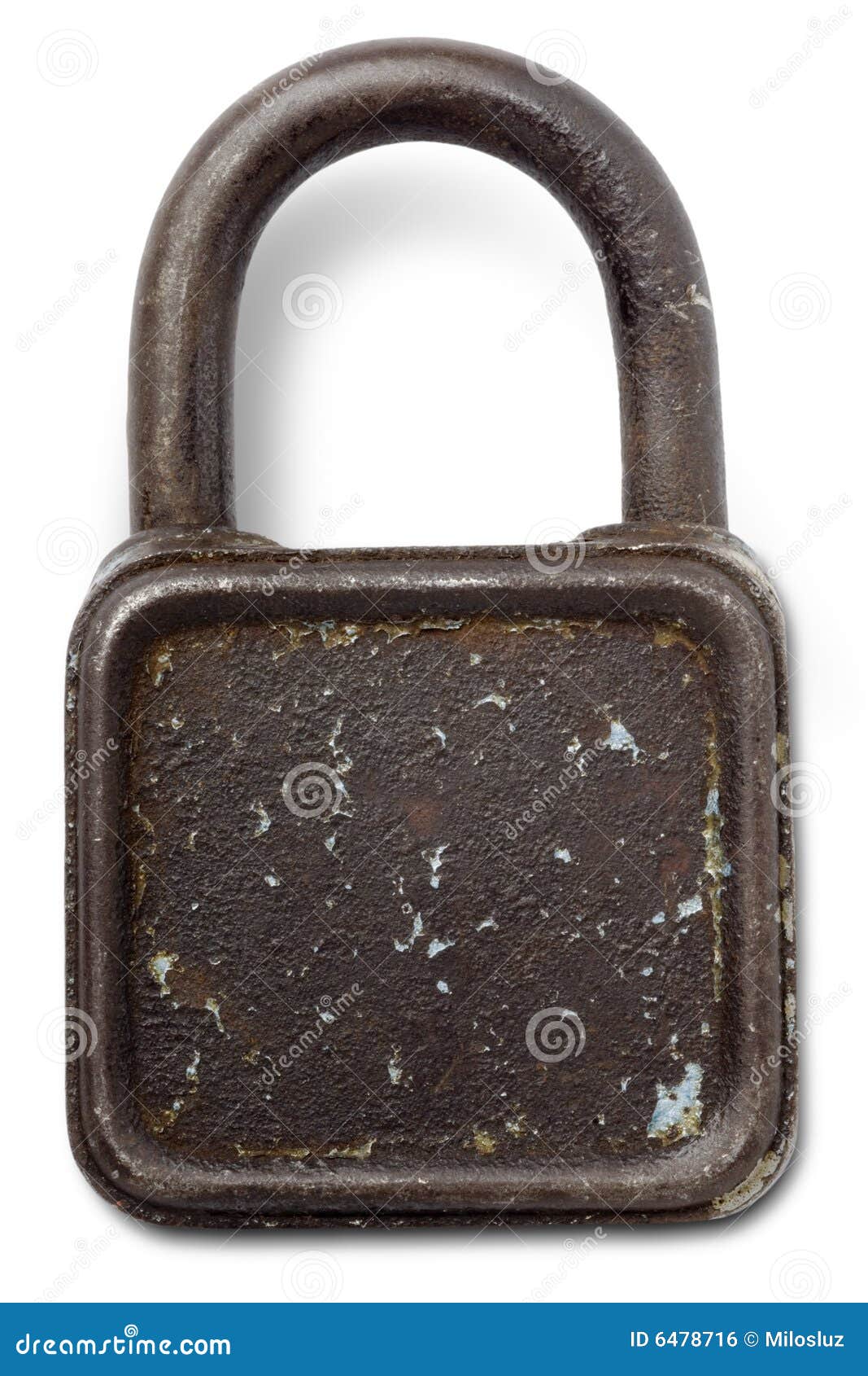 Lock stock photo. Image of padlock, security, rusty, isolated - 6478716