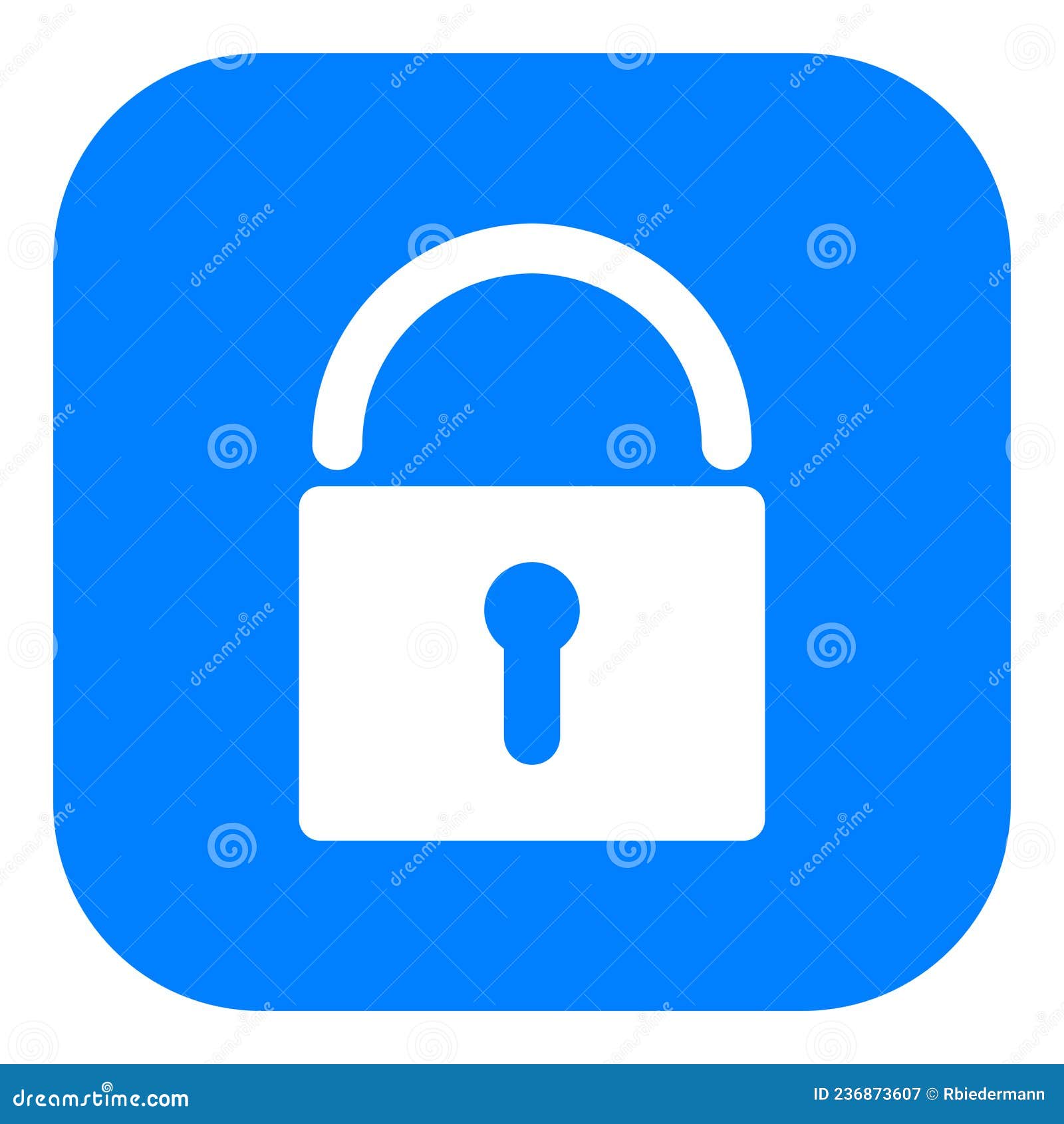 Lock and app icon stock vector. Illustration of security - 236873607