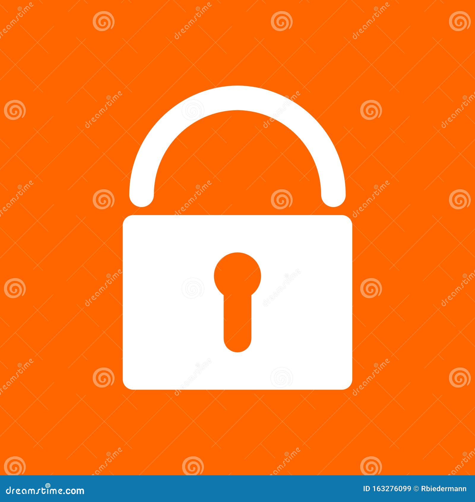Lock and Background As Vector Illustration Stock Vector - Illustration ...
