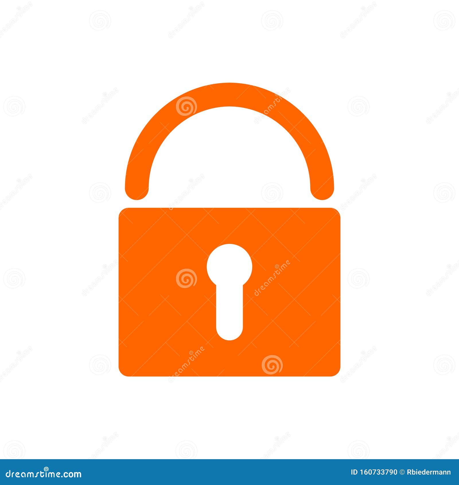 Lock and Background As Vector Illustration Stock Vector - Illustration ...